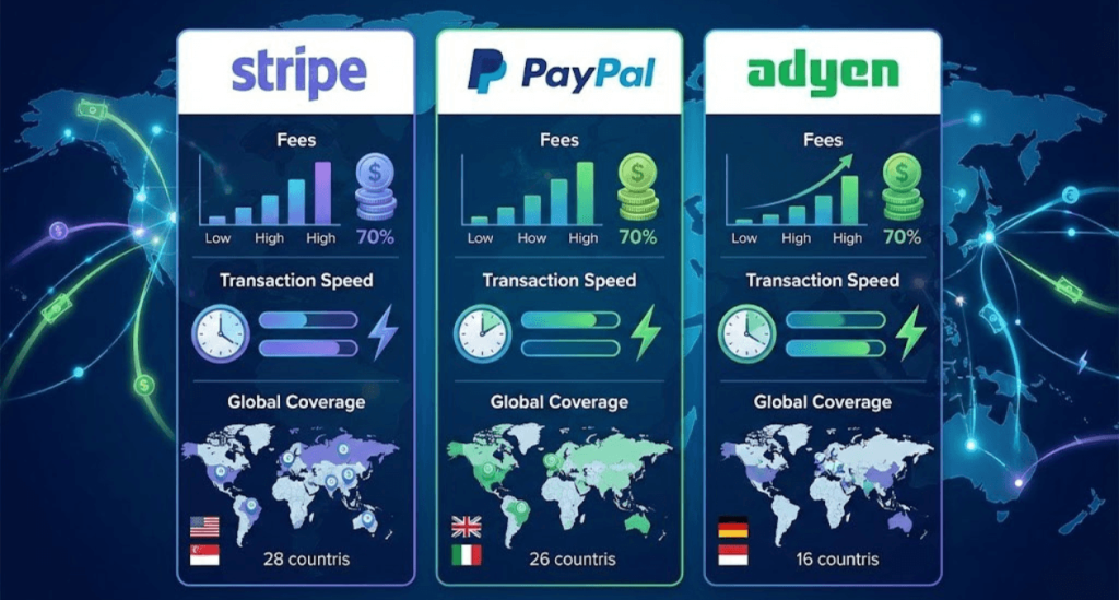 Stripe vs PayPal vs Adyen: Best Payment Gateway for Multi-Currency ...
